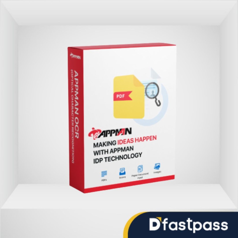 APPMAN OCR เครื่องมือแปลงเอกสาร พร้อมแยกเอกสารข้อความตัวอักษร